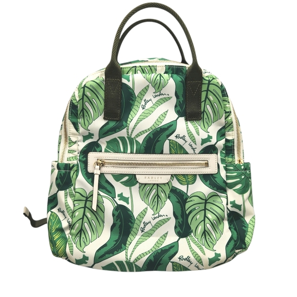 RADLEY LONDON | Bags | Radley London Maple Cross Palm Print Medium Zip ...